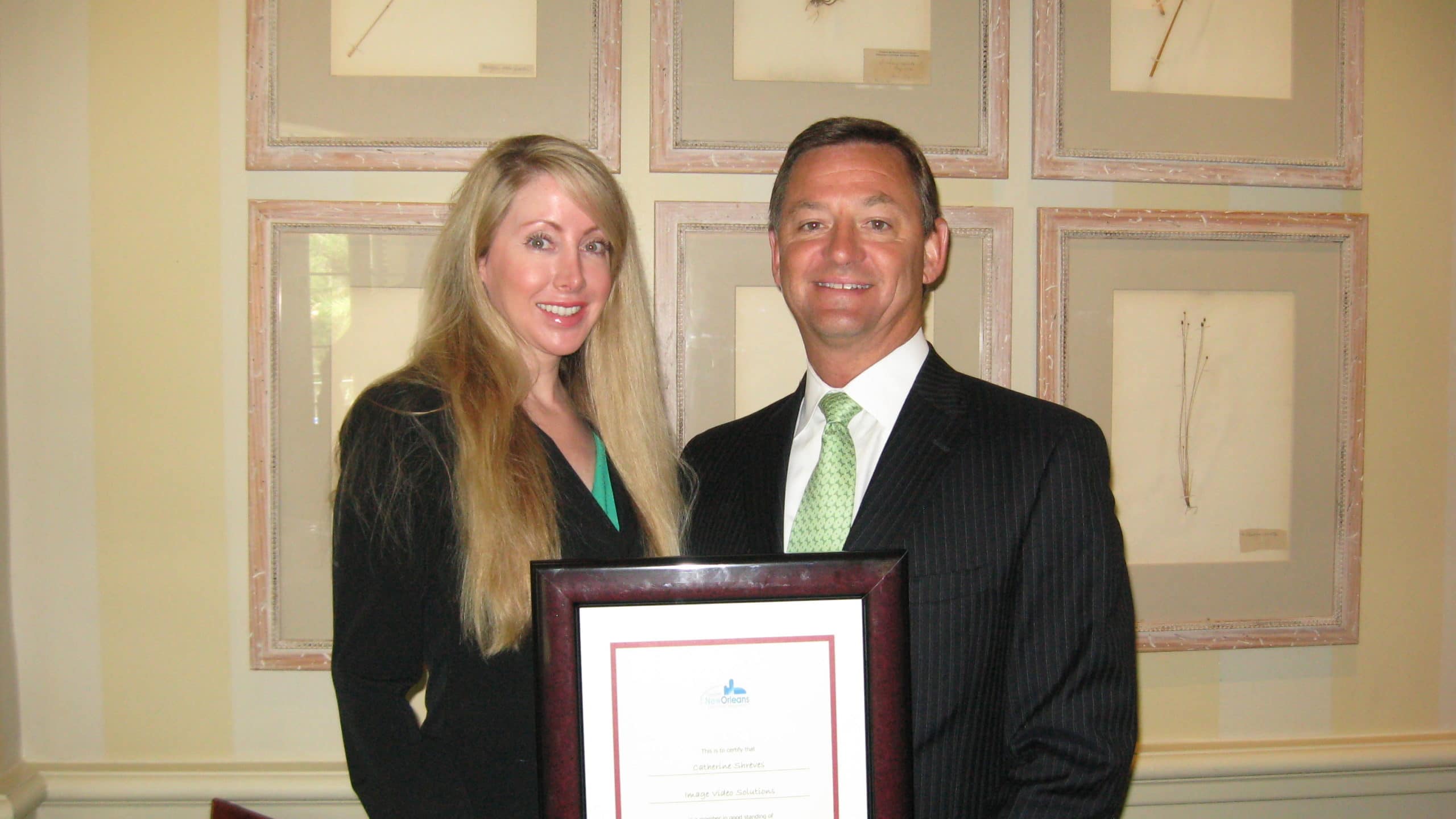 Induction of New Members - Catherine Shreves and Kevin Laborde