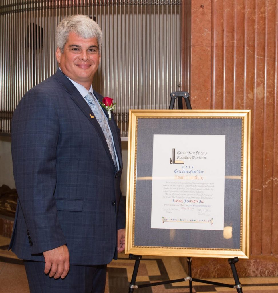 Executive of the Year Announced as "Lionel Smith"